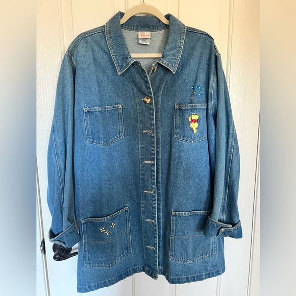 Disney | Jackets & Coats | Vintage Disney Denim Coat | Poshmark